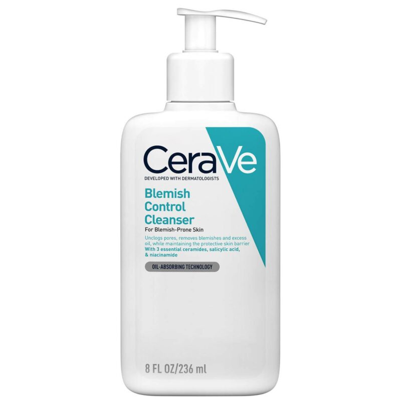 CeraVe Blemish Control Face Cleanser with 2% Salicylic Acid ...
